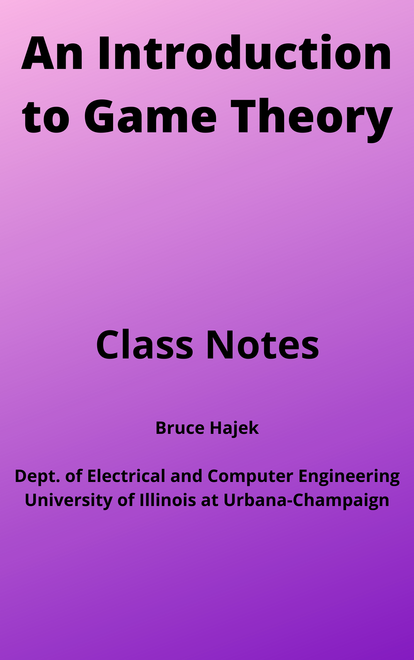Introduction to Game Theory